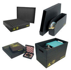 Contenedores de almacenamiento y envío ESD/antiestáticos | RSH