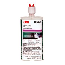 3M Espuma de poliuretano 08463, 200 ml Cartucho, Negro/Marrón | RSHughes.mx