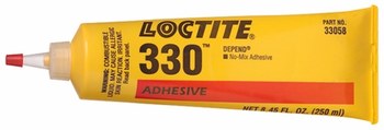 Loctite Depend 330 Ámbar Adhesivo de metacrilato, 250 ml Tubo | RSHughes.mx