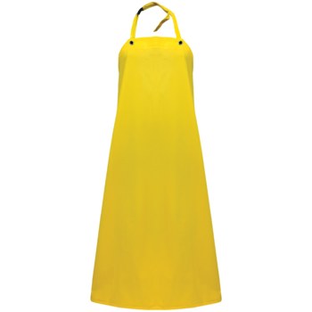 Global Glove Delantal/mandil resistente a productos químicos A48Y, Universal, 48 pulg., Amarillo ...