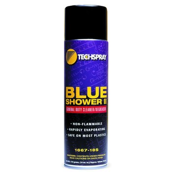 Techspray Blue Shower II Limpiador/desengrasante, 18 oz Lata de aerosol ...