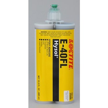 Loctite Hysol E-40FL Gris Adhesivo epoxi, 400 ml Cartucho doble | RSHughes.mx