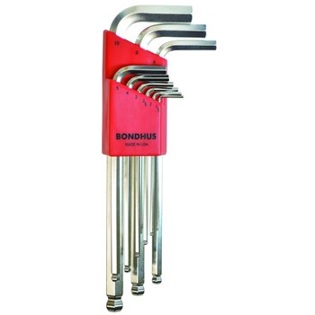 Bondhus BriteGuard Brazo largo Juego de llaves en L de la punta de la ...