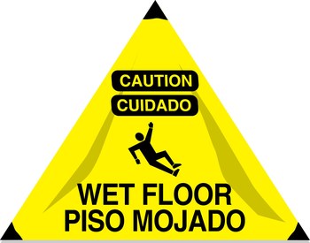 Brady 47382 Cartel de prevención de caída, Amarillo, 31 pulg. | RSHughes.mx