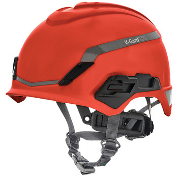 MSA V-Gard H1 Casco 10194792, 4-Puntos Fas-Trac III suspensión, PEAD ...
