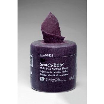 3M Scotch-Brite Rollo de lijado 07521, 8 pulg. x 20 pies, Óxido de ...