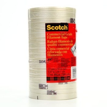 3M Scotch 897 Cinta de fleje de filamento 86523, 12 mm x 55 m ...