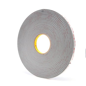 3M 4956 Gris Cinta VHB, 1/2 pulg. Anchura x 36 yd Longitud, 62 mil ...